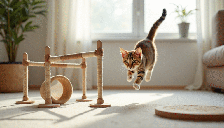 Indoor Cat Agility Course